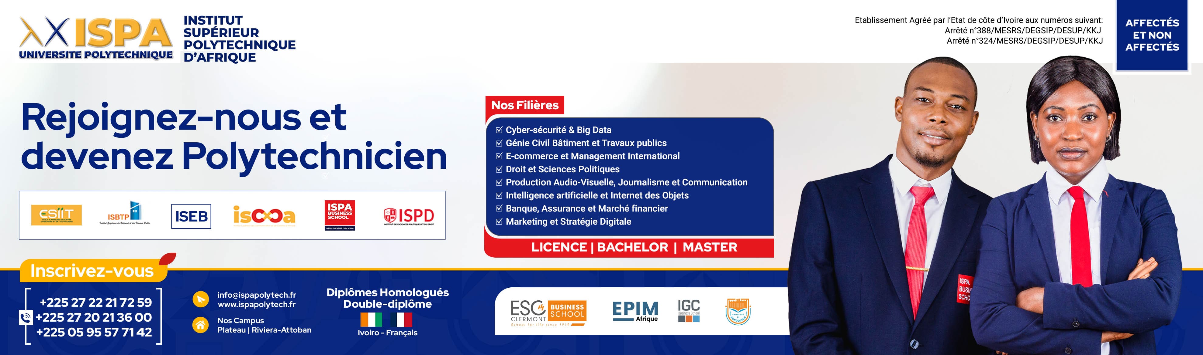 A Propos de ISPA | Université-Polytechnique ISPA